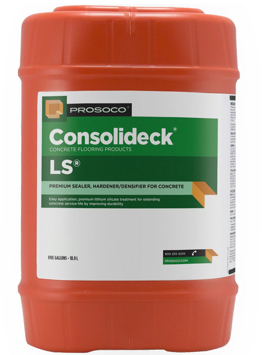 Prosoco Consolideck LS Premium Hardener, Sealer, and Densifier per 5 Gallon Pail | Sunshine Supply